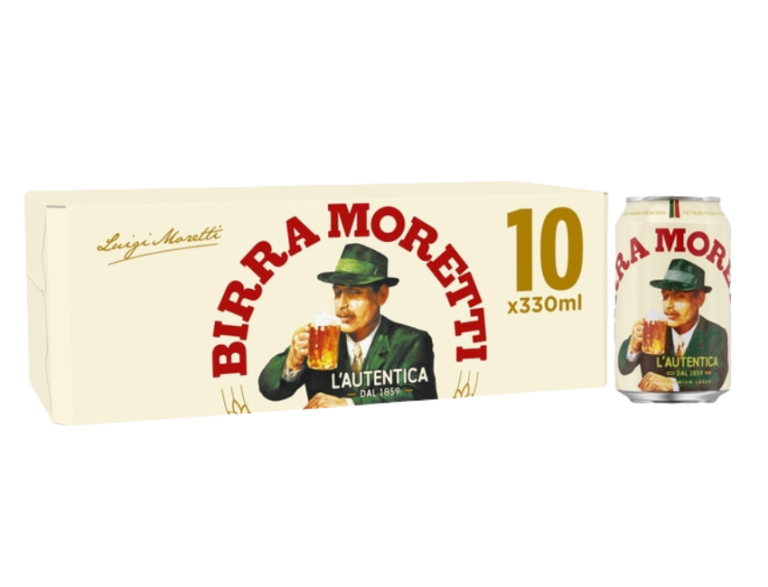 Birra Moretti 10pk x 330ml Can | United Wines | NI Wholesaler and ...